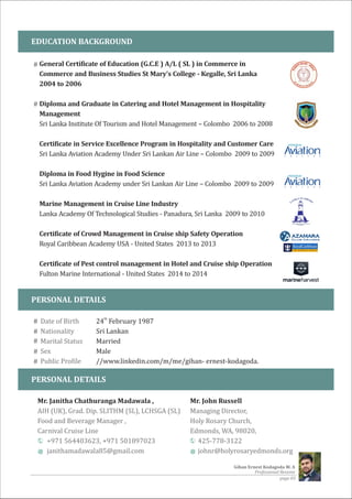 Gihan CV | PDF