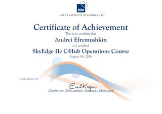 SkyEdgeII-C Certification | PPT