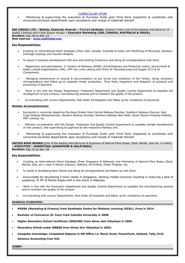 Ashish Kesharwani CV | DOC