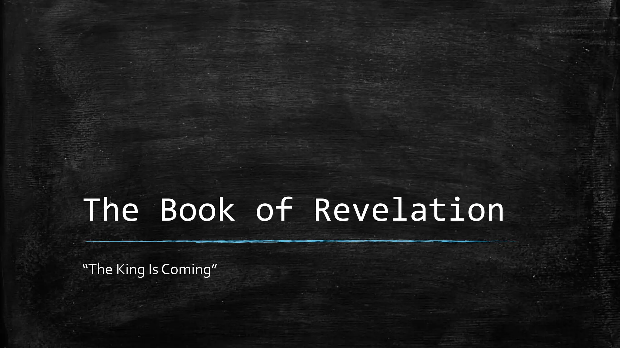 Revelation (Bible Study) | PPTX