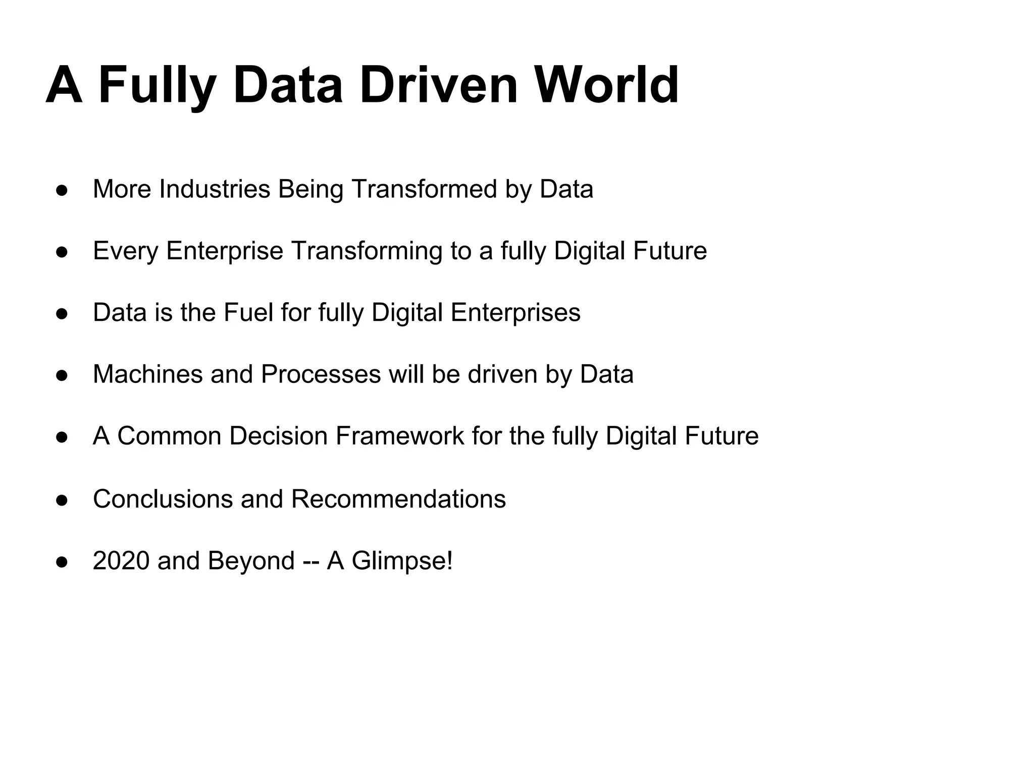 A Fully Data Driven World | PDF | Internet | Computing