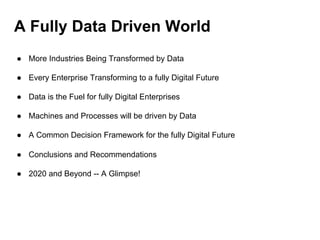 A Fully Data Driven World | PDF | Internet | Computing