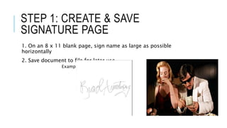 Electronic Signature Presentation | PPTX