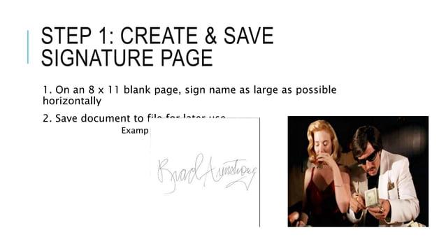 Electronic Signature Presentation | PPTX | Desktop Publishing ...