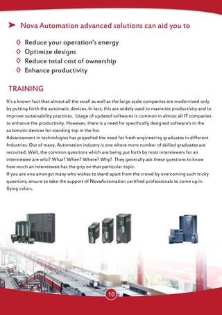NOVA AUTOMATION SOLUTIONS | PDF