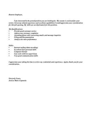 Jessica CV | DOCX