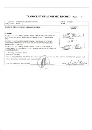 Academic Transcripts Latest | PDF