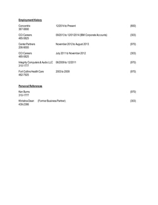 Lisa Resume Coldwell Banker 01-2016-2 | DOCX | IT and Internet Support ...