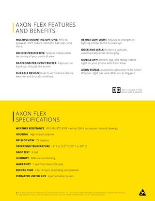 Product Card - Axon Flex | PDF
