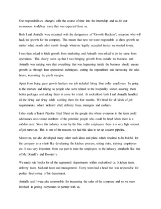 Internship Report 2015 | DOCX