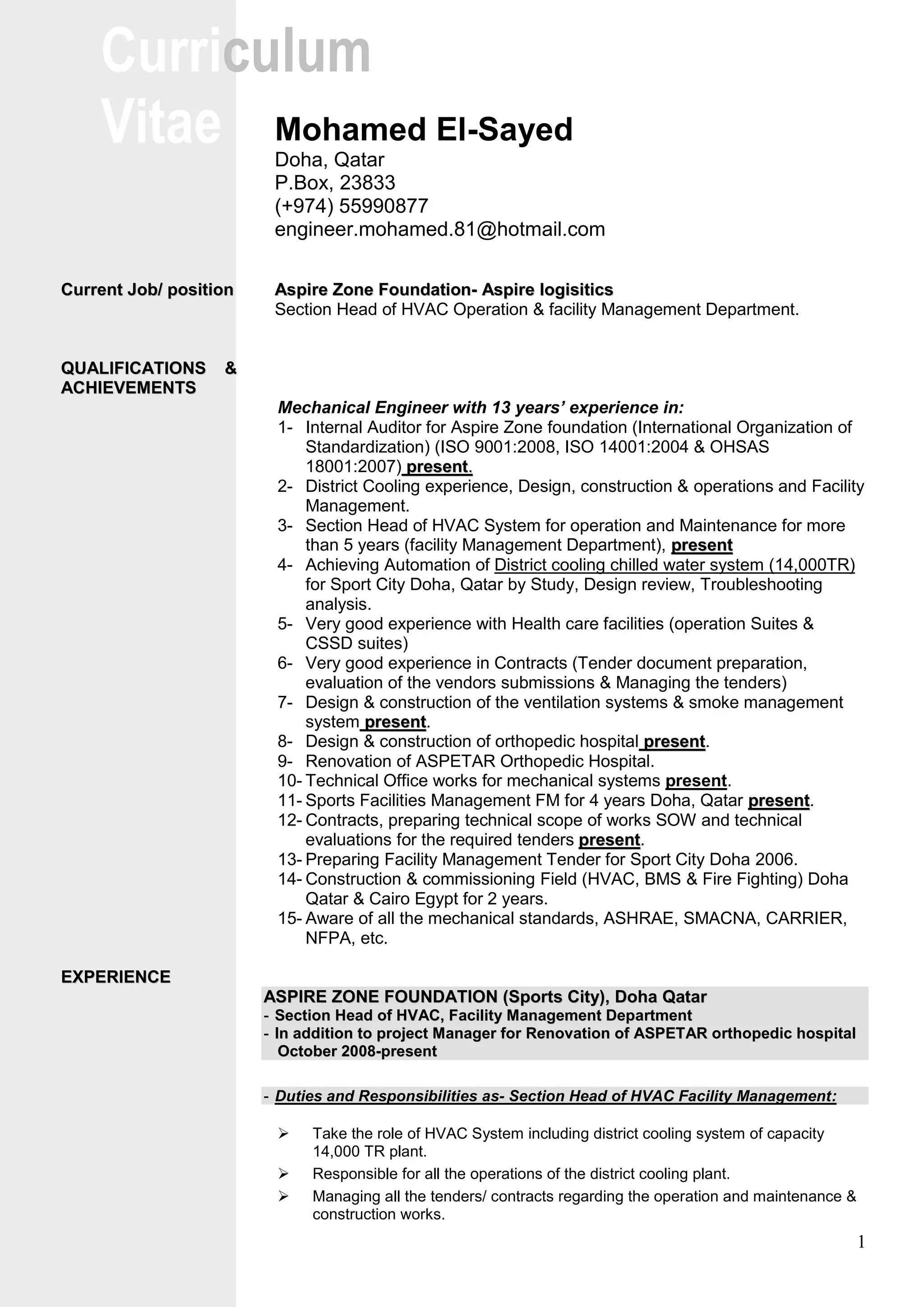 Mohamed elsayed updated | PDF