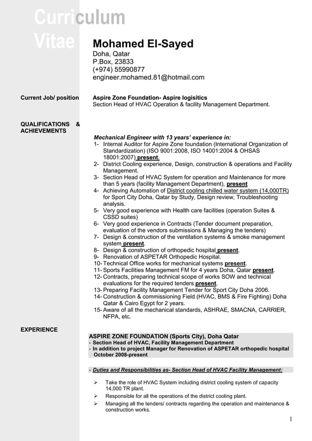 Mohamed elsayed updated | PDF