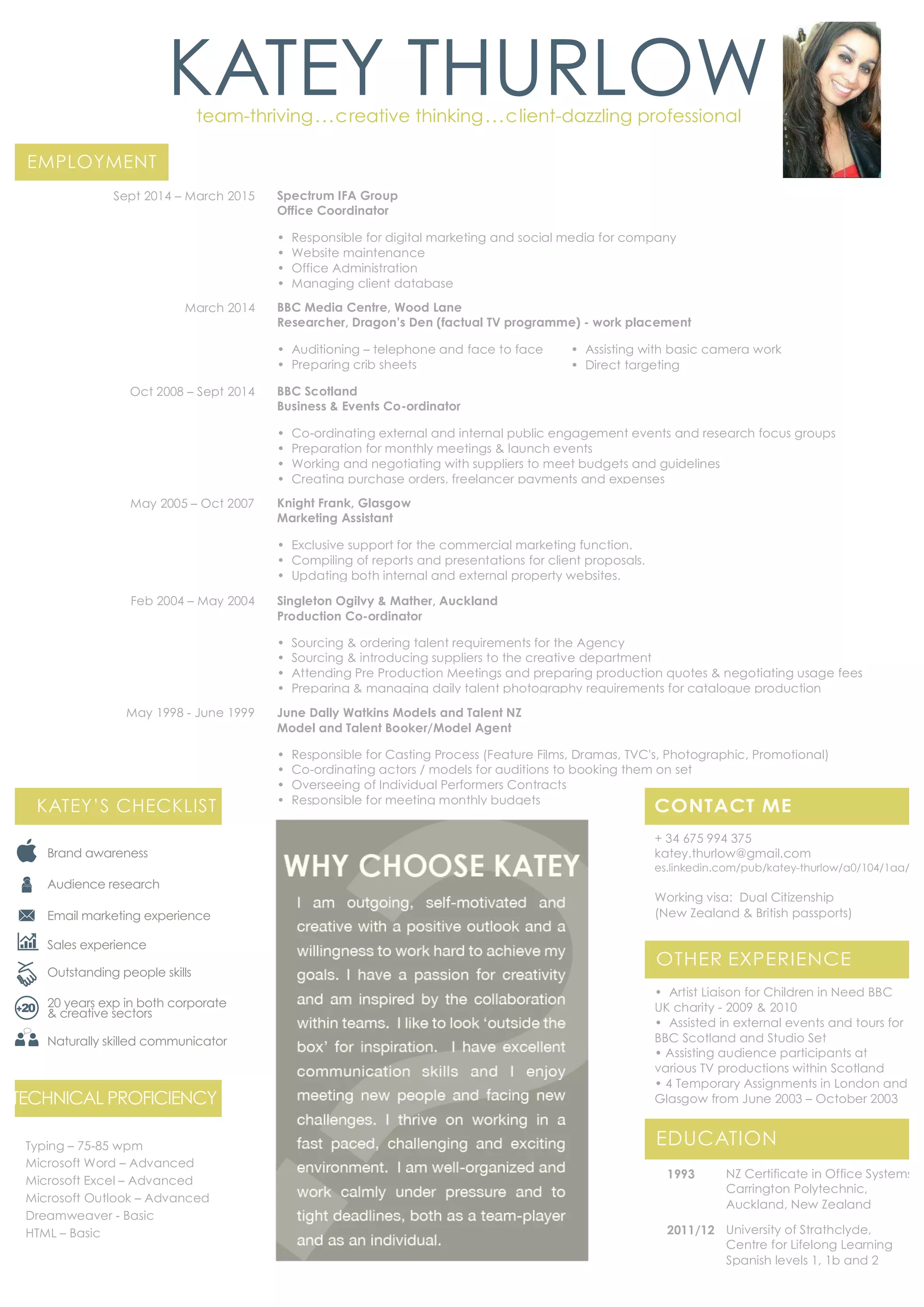 Katey_Thurlow CV | PDF
