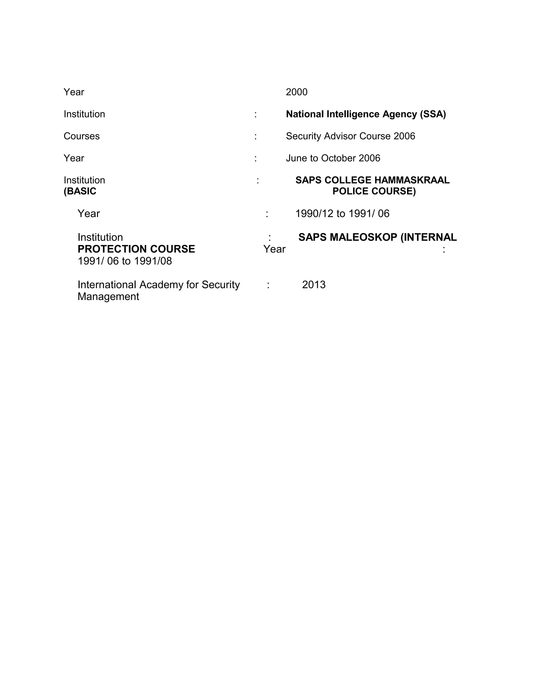 CV- SH Mathebula only final | DOC