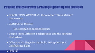 Power & Privilege From Another Perspective | PPTX