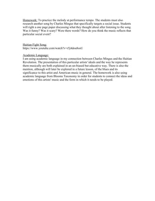 music coll multicultural lesson plan | DOC