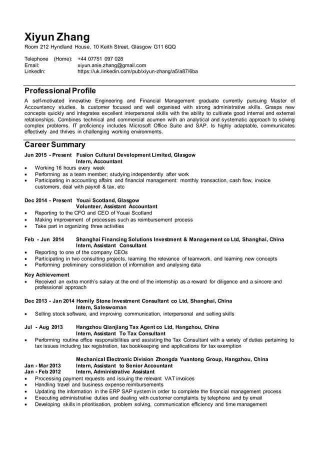 张希韵+英文简历+-+XiyunZhang_ENG+CV | DOCX