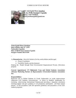 CV Resume Jonathan M.Egalal | DOC