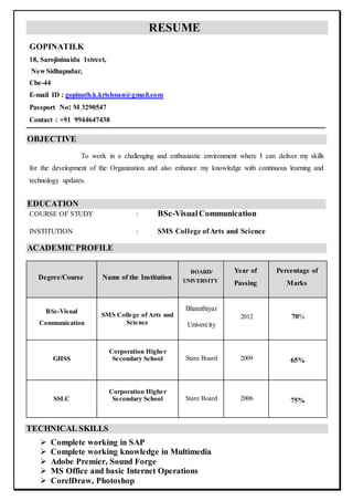 RESUME | PDF