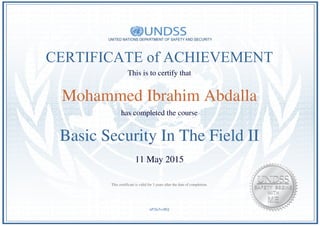 undss certificate | PPT