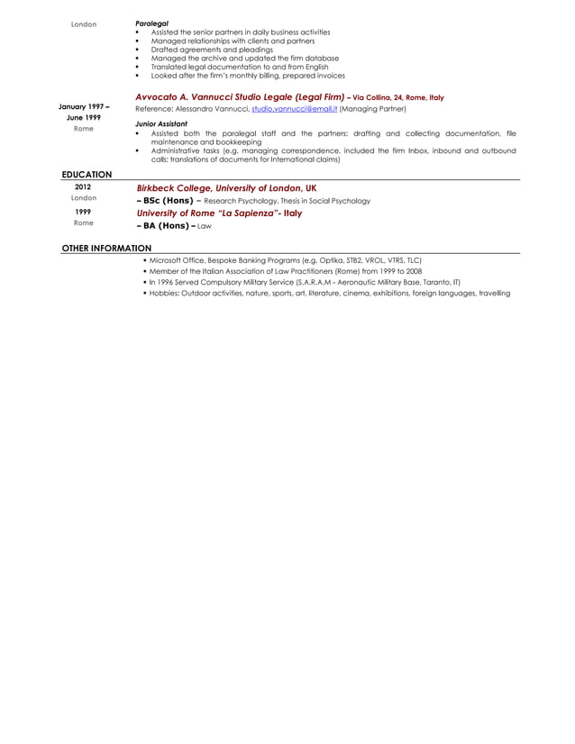 LM CV January 2016 | PDF