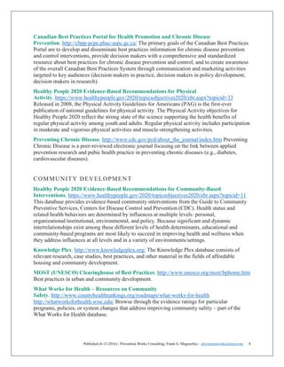 BEST PRACTICES Comprehensive Resources Compendium (1) | PDF