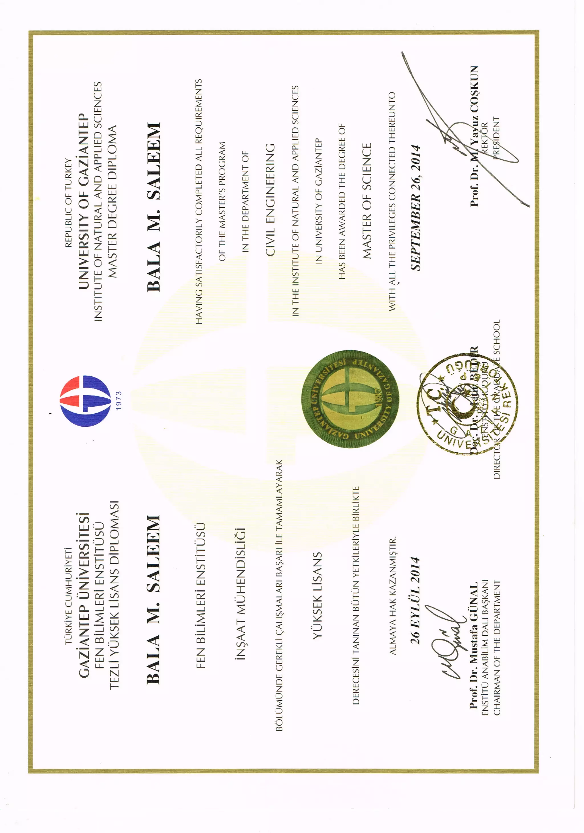 MSc certification | PDF