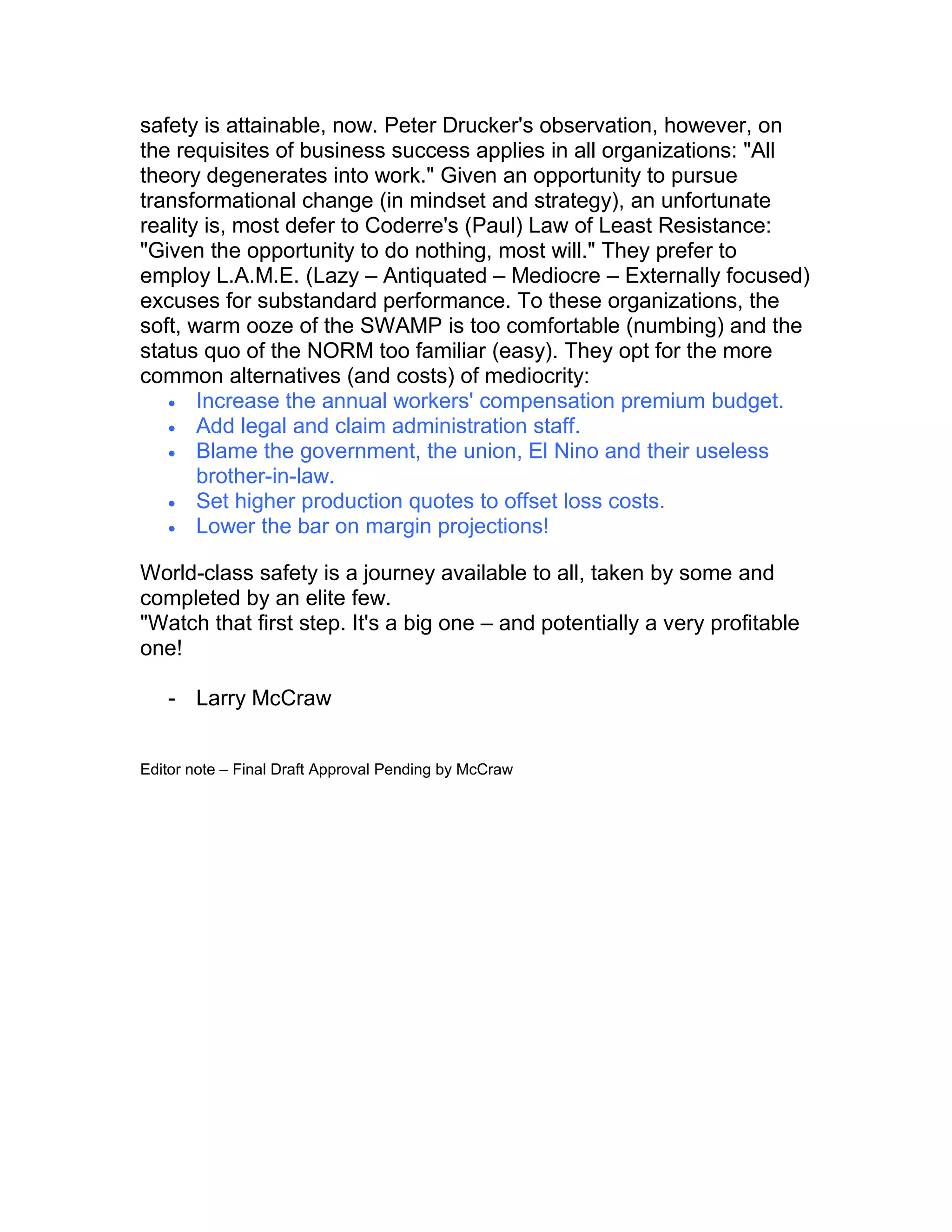 Stepping Up to Operational Safety Excellence | DOC