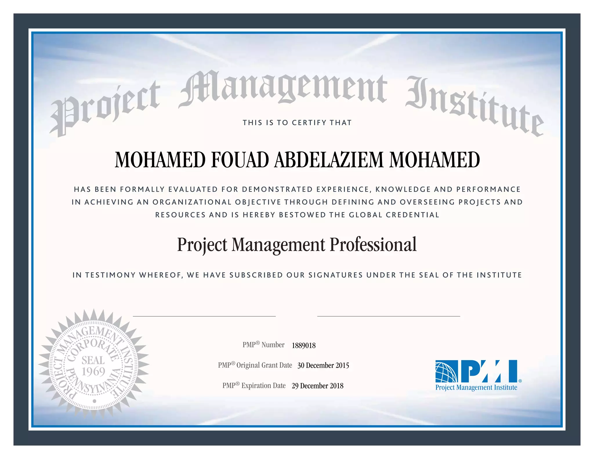 PMP certificate | PPT