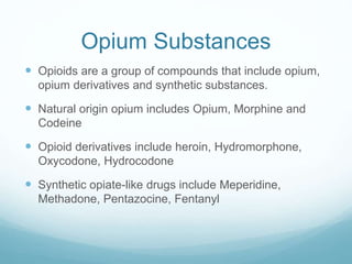 opioid addiction | PPTX