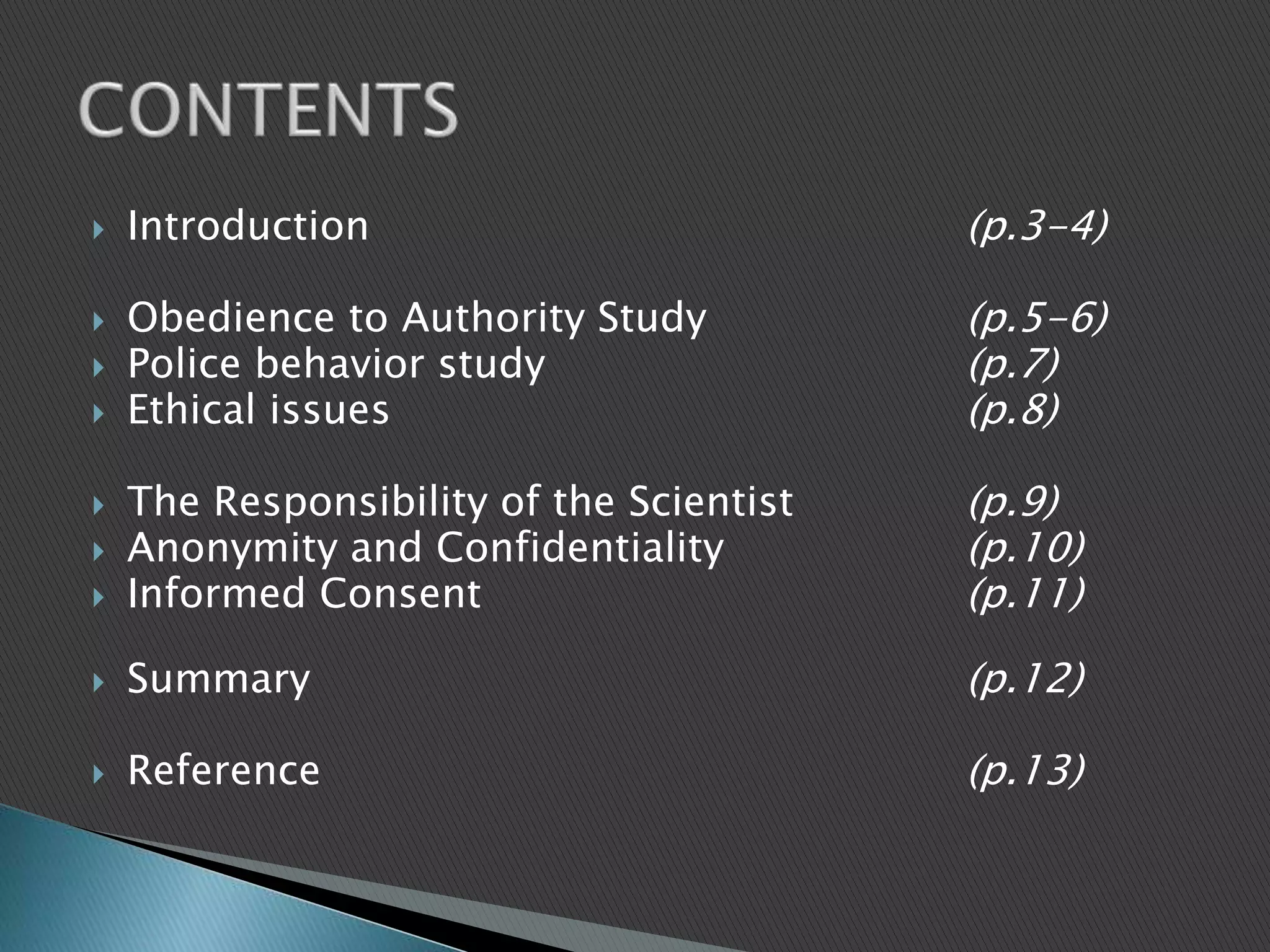 Ethics in Research - presentation view(1) | PPTX | Science