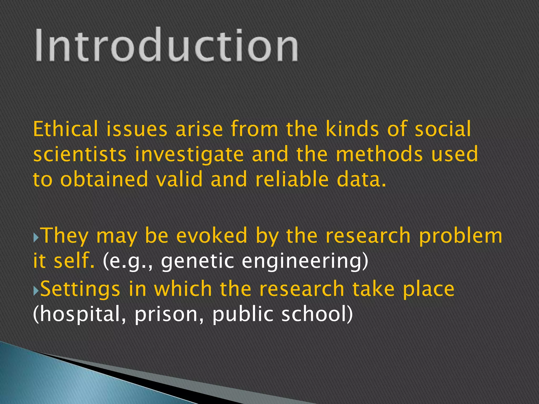 Ethics in Research - presentation view(1) | PPT