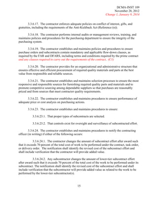 DCMA-CPSR Requirement INST-109 | PDF