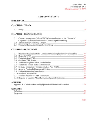 DCMA-CPSR Requirement INST-109 | PDF