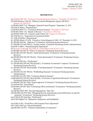 DCMA-CPSR Requirement INST-109 | PDF