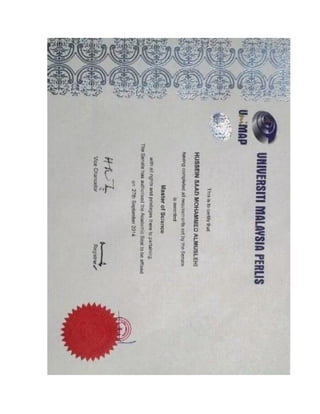 Certificate & Trans. | PDF