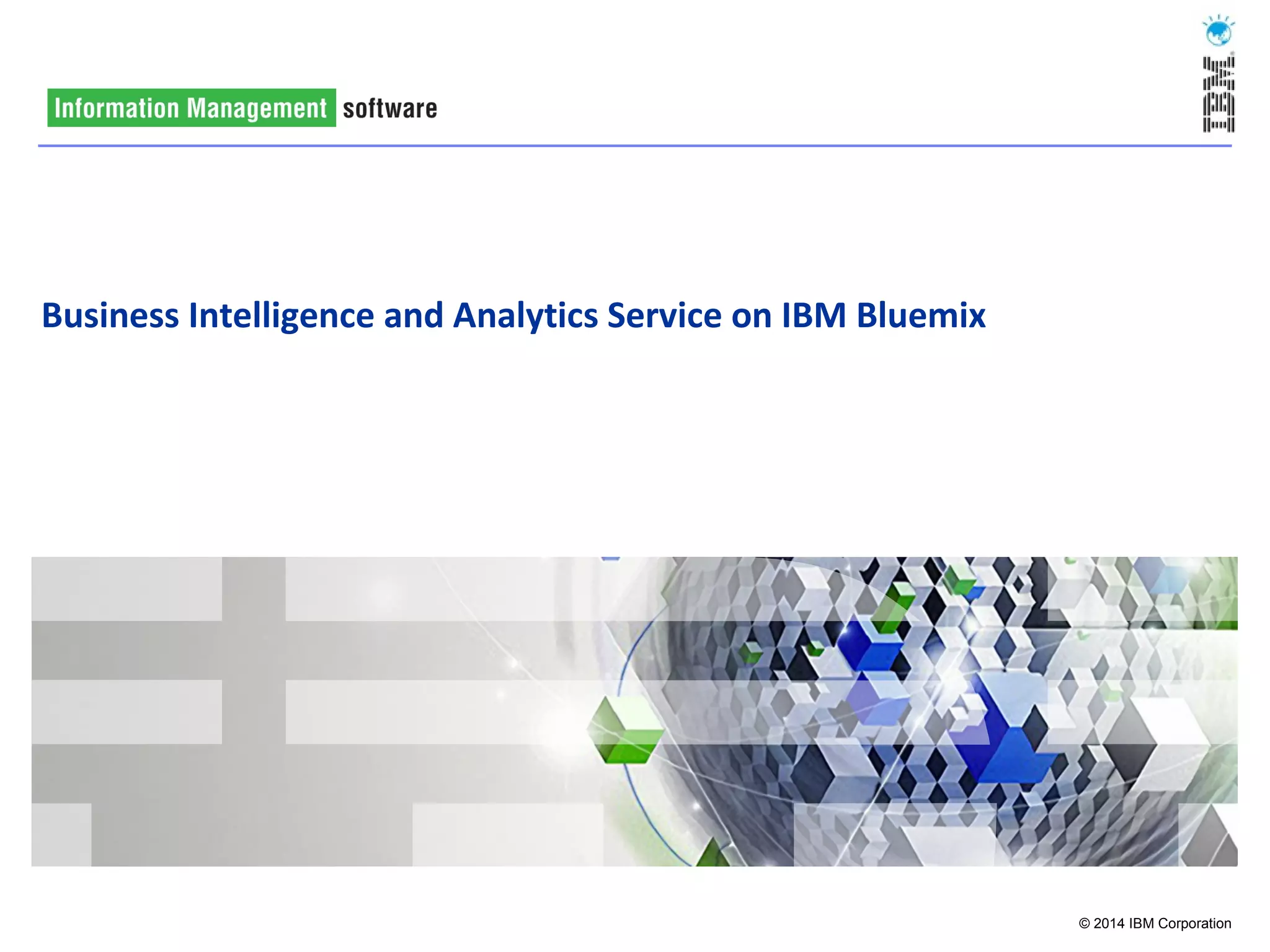 Webcast Four: Ruby Business Intelligence and Analytics on Bluemix | PPT | Databases | Computer ...