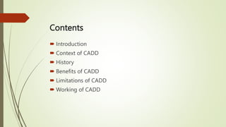 COMPUTER AIDED DRUG DESIGN BYJayant_Nimkar | PPTX