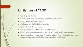 COMPUTER AISES DRUG DESIGN .BY JAYA NT NIMKAR | PPTX