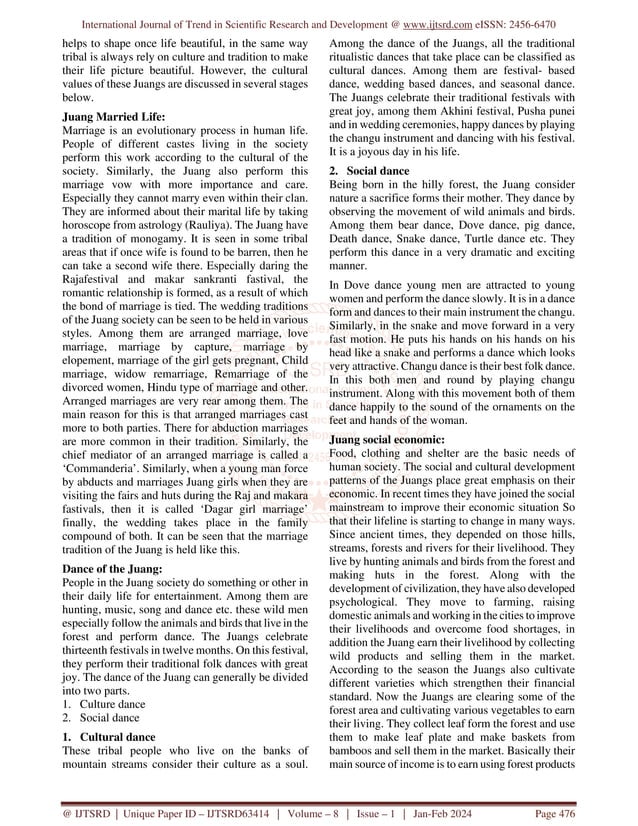 Juang Culture in Odisha’s Tribe by Dr. Ajay Kumar Sahoo | PDF | Wedding ...