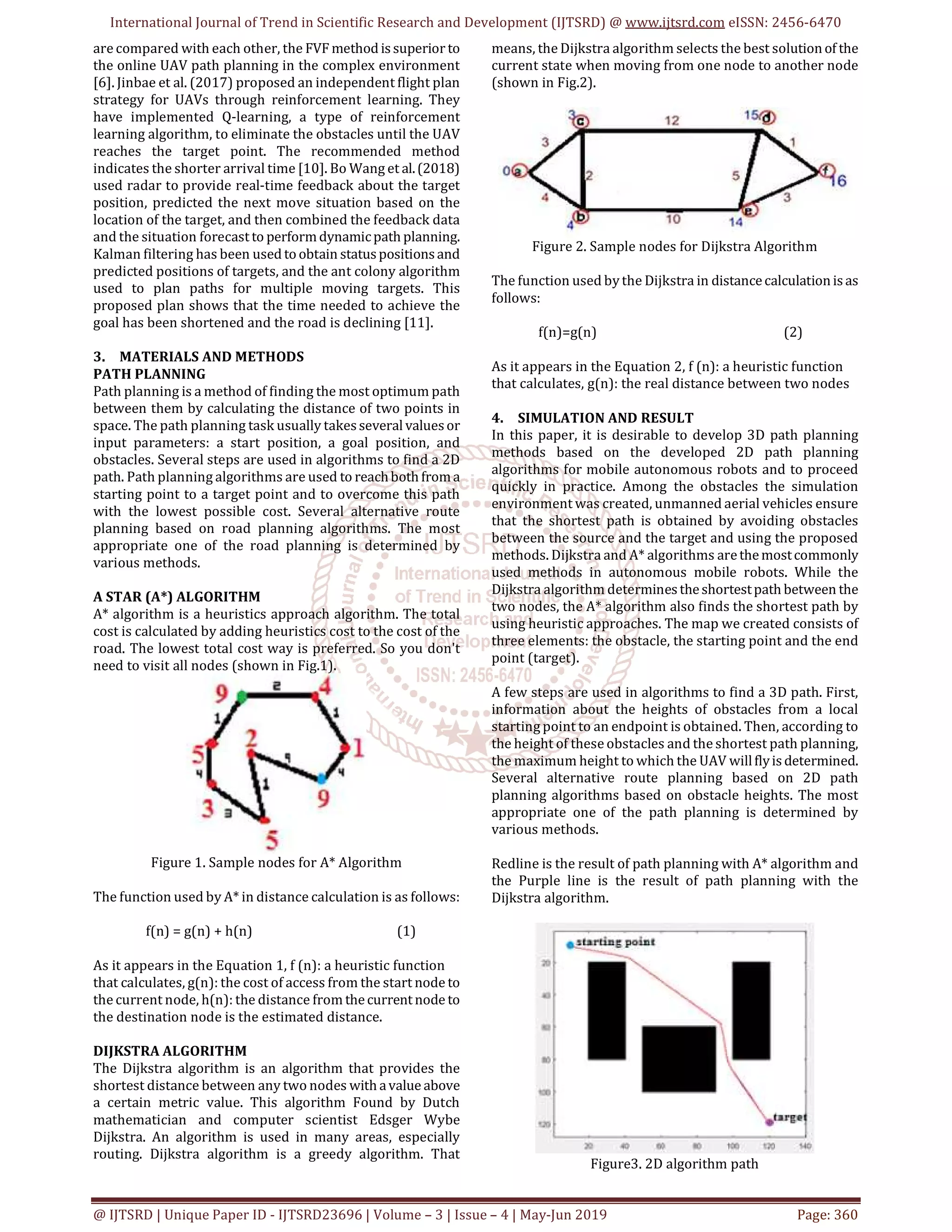 Path Planning Algorithms for Unmanned Aerial Vehicles | PDF