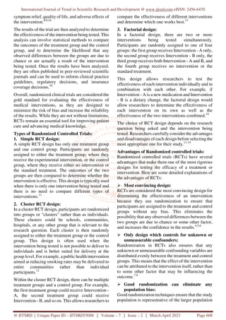 Randomized Clinical Trial | PDF