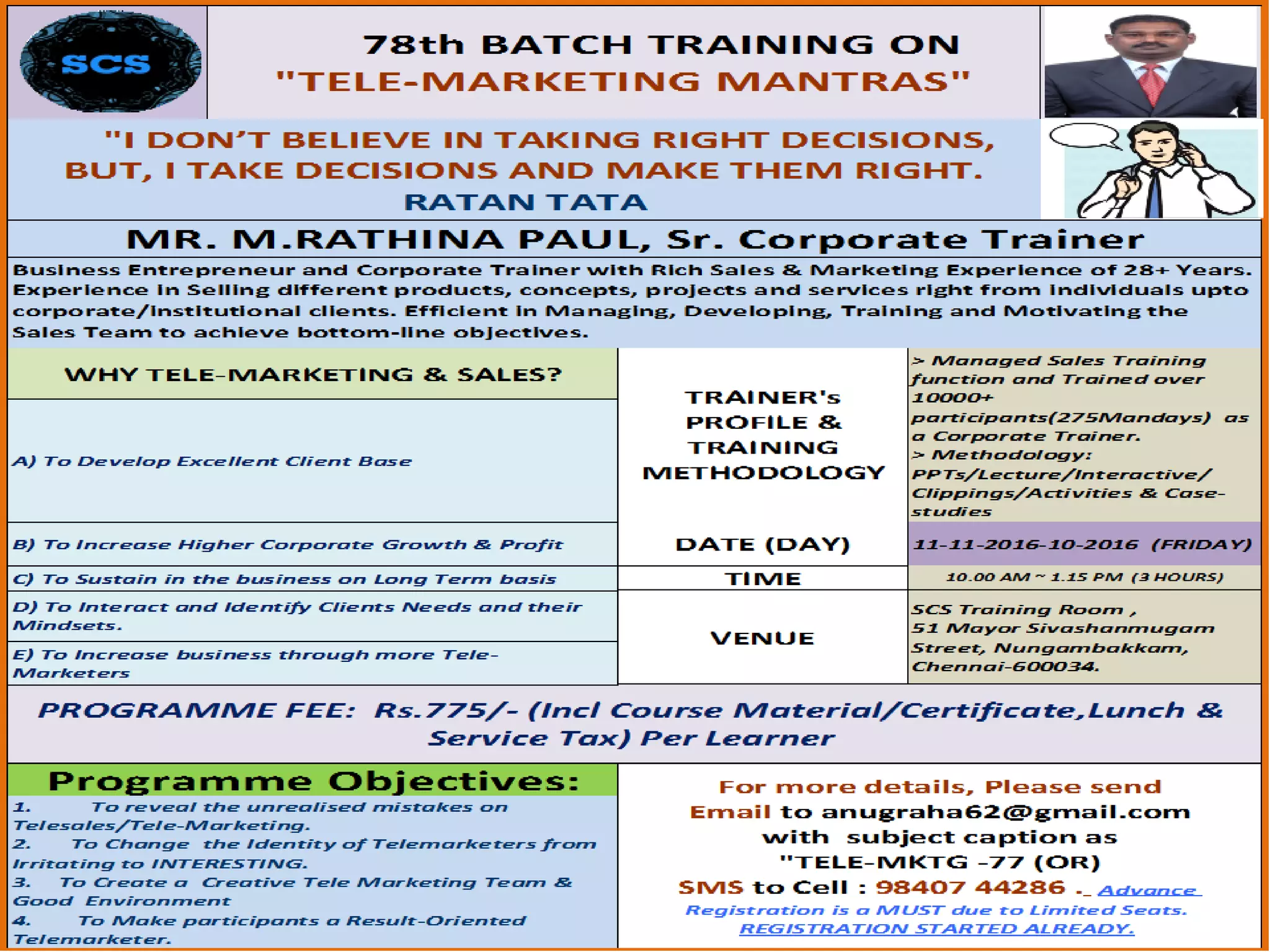 78TH BATCH TELE MARKETING SKILLS | PPTX
