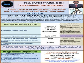 78TH BATCH TELE MARKETING SKILLS | PPTX