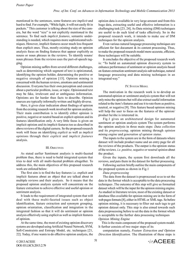 Design of Automated Sentiment or Opinion Discovery System to Enhance Its Performance | PDF ...