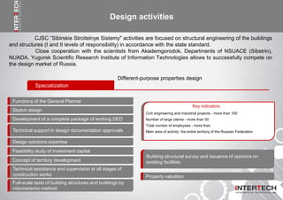 InterTech is a St Petersburg architecture and civil engineering company ...