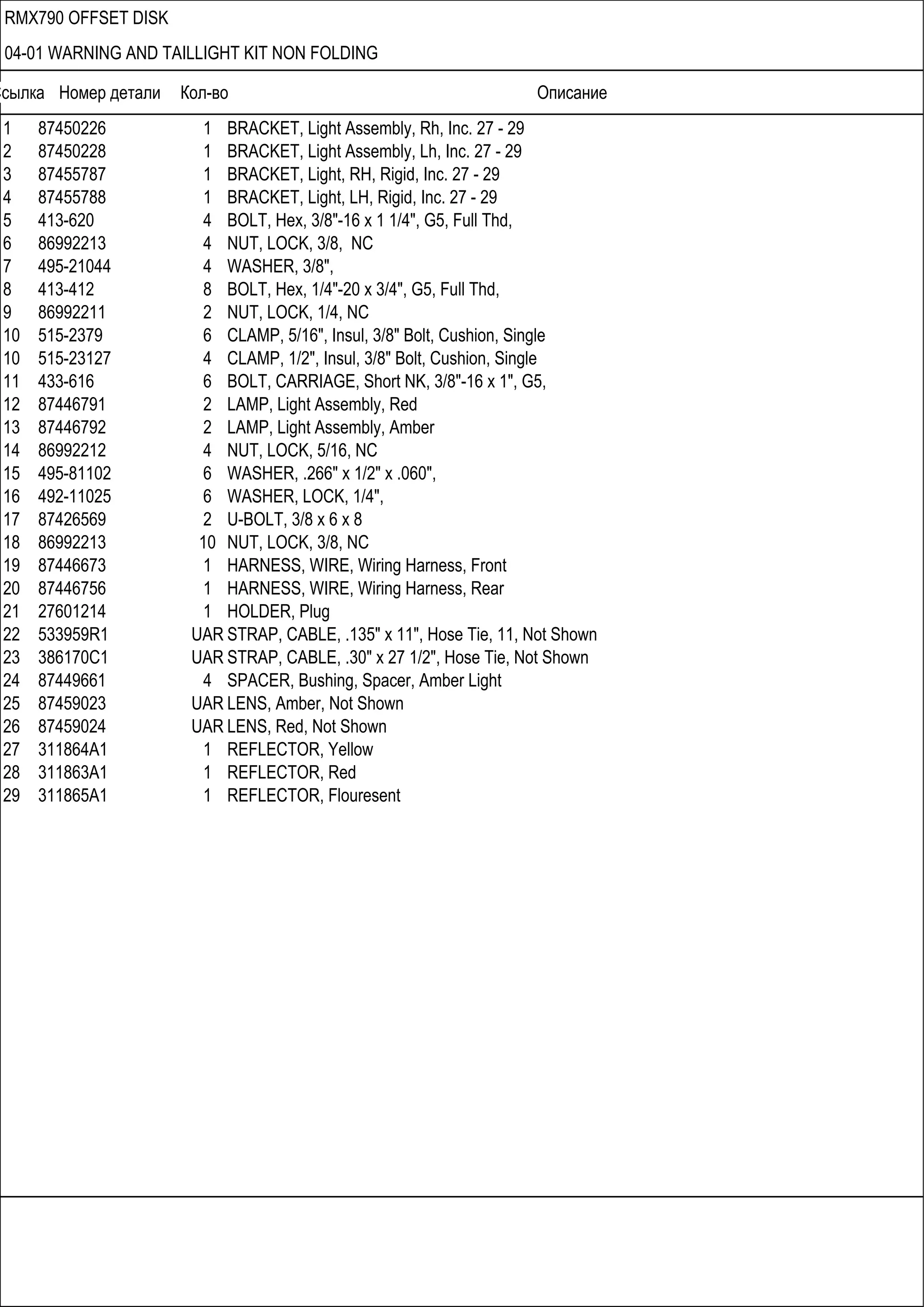 CASE RMX 790 Offset disk parts catalog | PDF | Radio Control | Hobbies ...