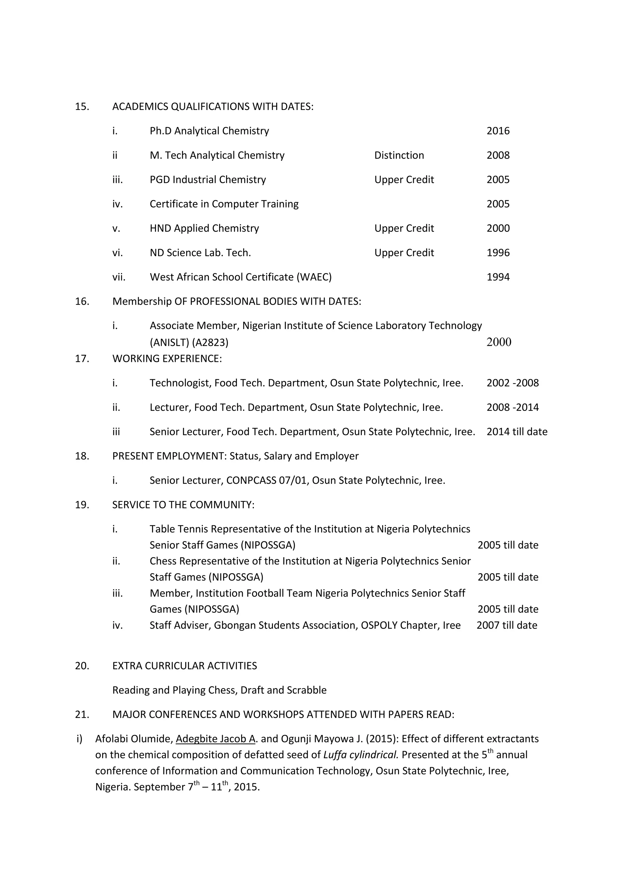 PDF CV FOR OSU | PDF