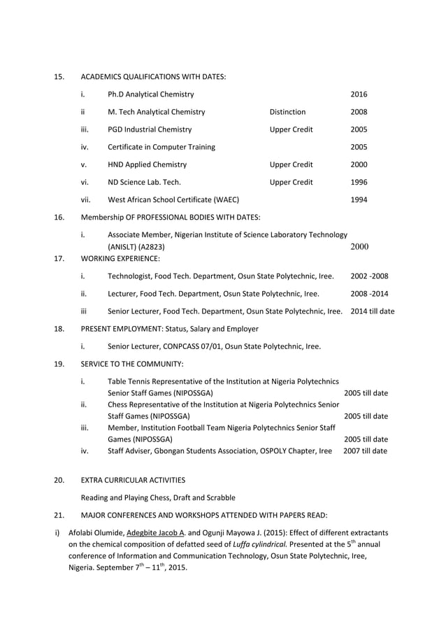 PDF CV FOR OSU | PDF