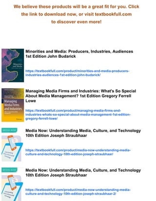 Understanding media industries Second Edition Havens | PDF